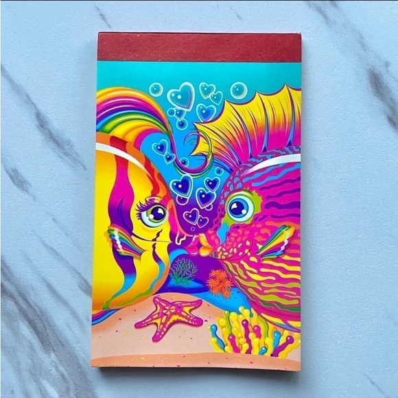 Lisa Frank | Office | Vtg Lisa Frank Kissing Fish Small Notepad | Poshmark